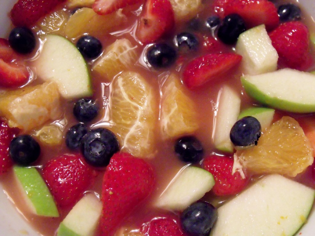 Sangria Salad for Girls Night Out FFF Party! - Cindy's Recipes and Writings