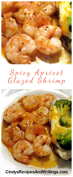 Spicy Apricot Glazed Shrimp #TheRecipeReDux