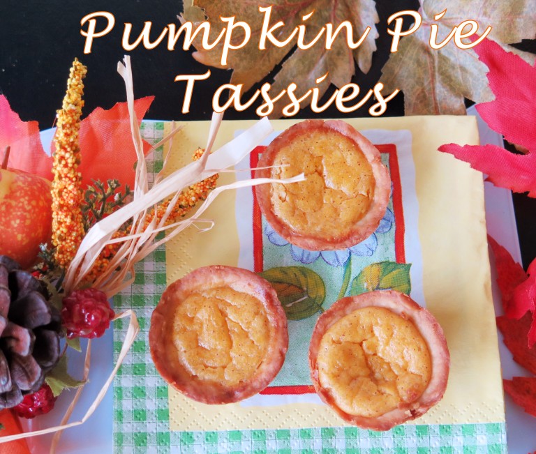 Pumpkin Pie Tassies #PumpkinWeek #Giveaway