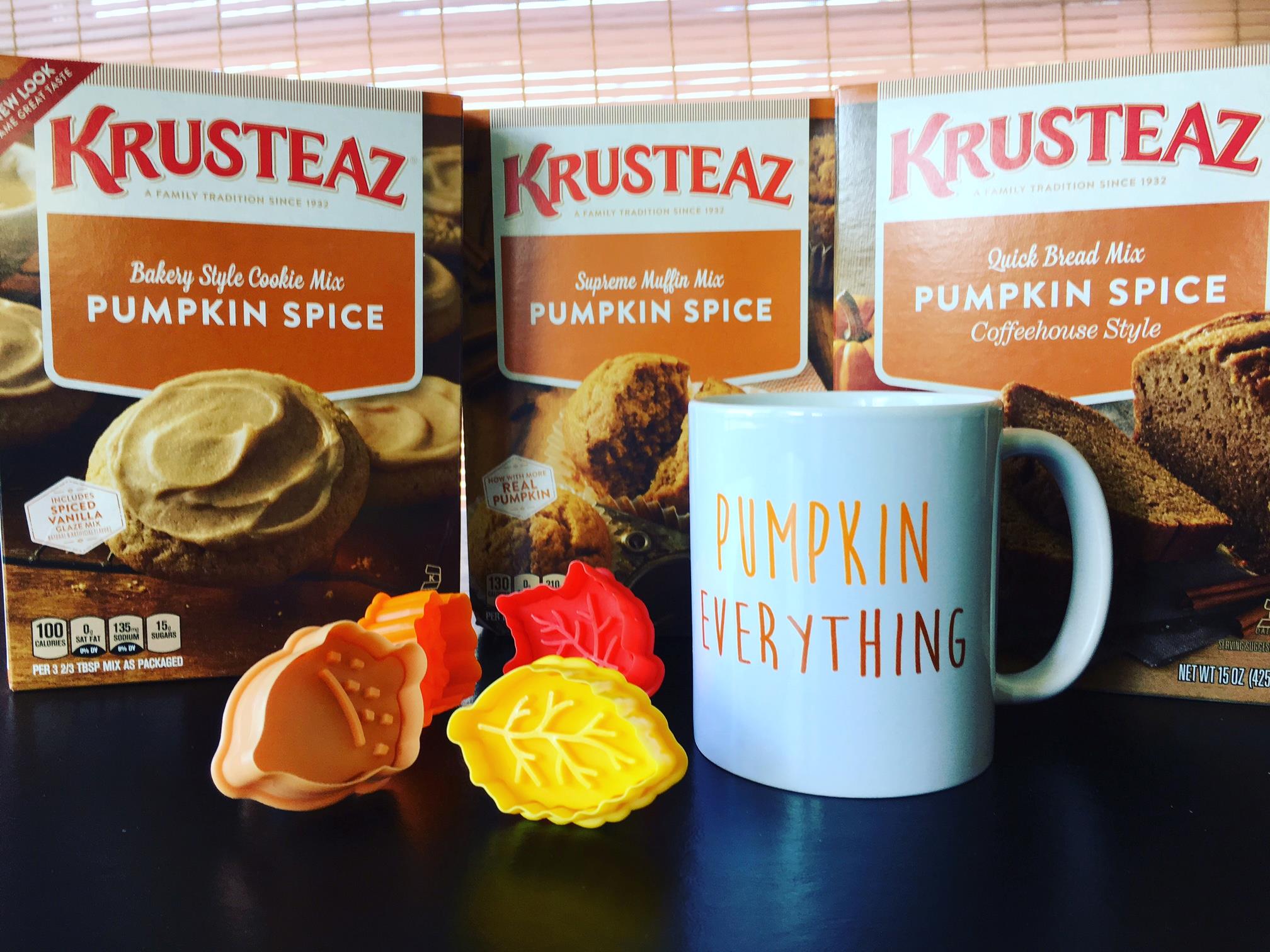 Pumpkin Spice Peanut Butter Bars #Krusteaz #Giveaway