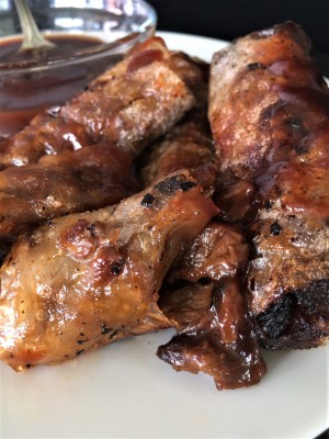 BBQ Beef Spring Rolls #BBQWeek Cindy's Recipes and Writings