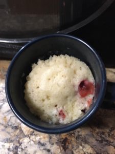 Blueberry Mug Cake - Cindy's Recipes and Writings