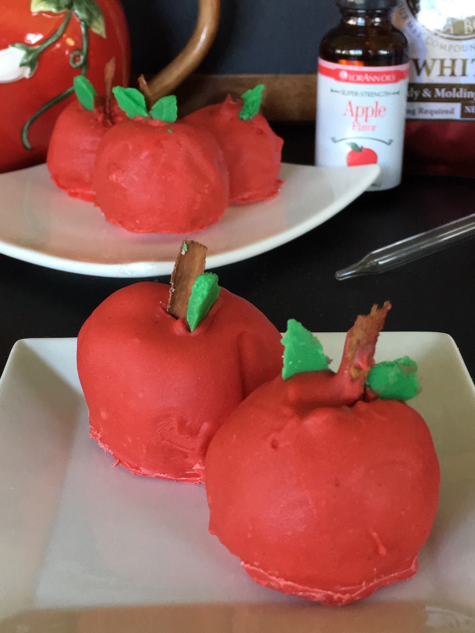 Hand Shaped Mini Apple Candies - Cindy's Recipes and Writings