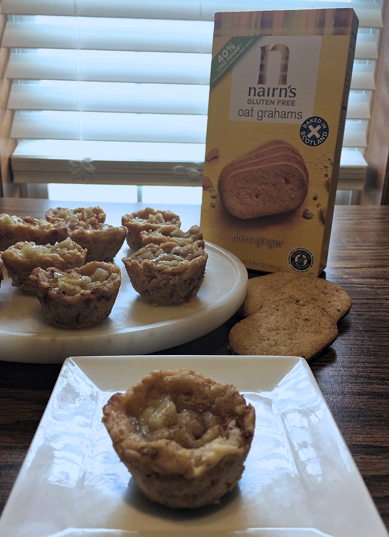 Apple Ginger Oat Tassies #FallFlavors - Cindy's Recipes and Writings