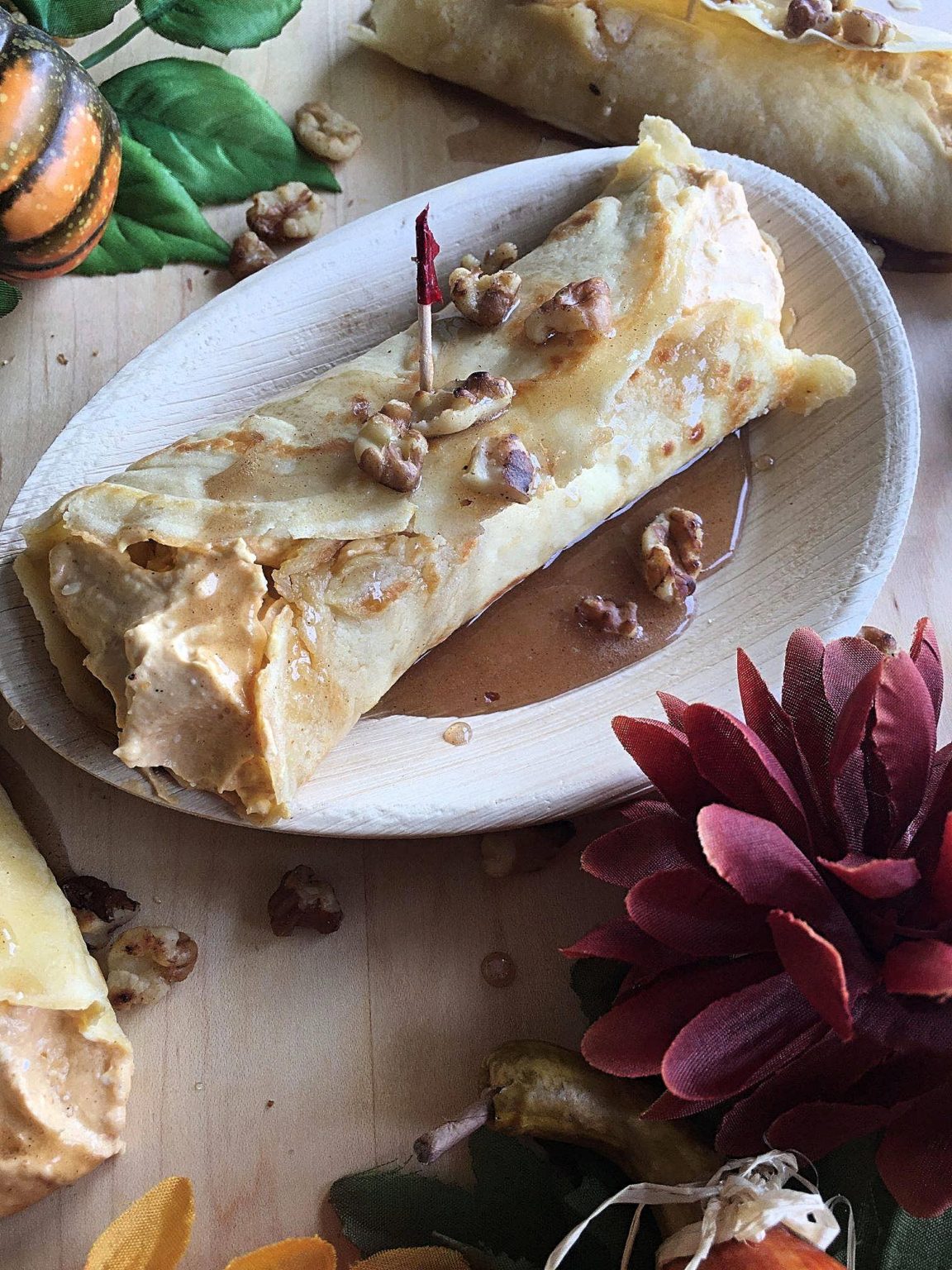 Pumpkin Crepes #PumpkinWeek - Cindy's Recipes and Writings